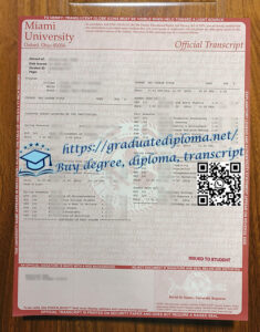 Simple ways to obtain a Miami University transcript online